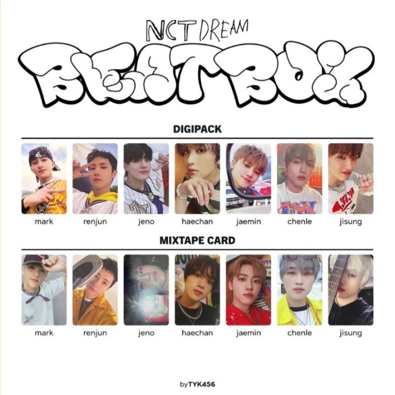 [OFFICIAL] NCT DREAM BEATBOX DIGIPACK PC Jisung Chenle Jeno Jaemin ...