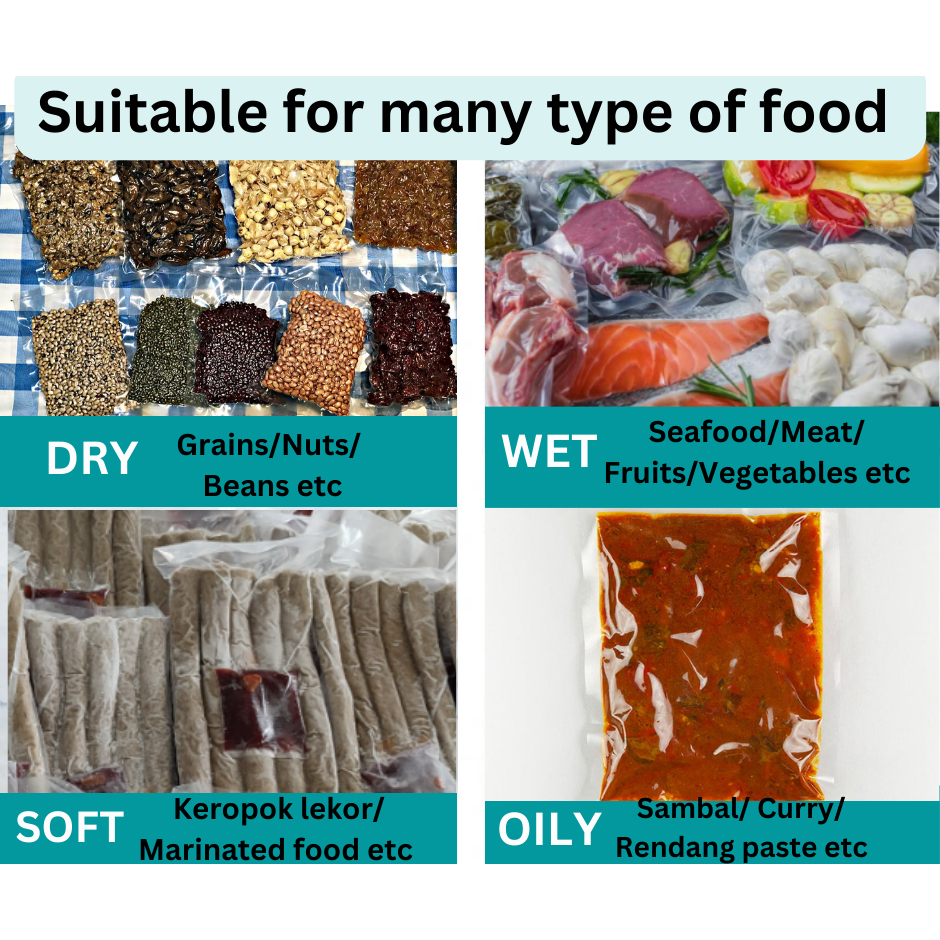 Nylon Vacuum Bag Smooth Nylon Food Vacuum Bag Frozen Bag Sealer Bag ...