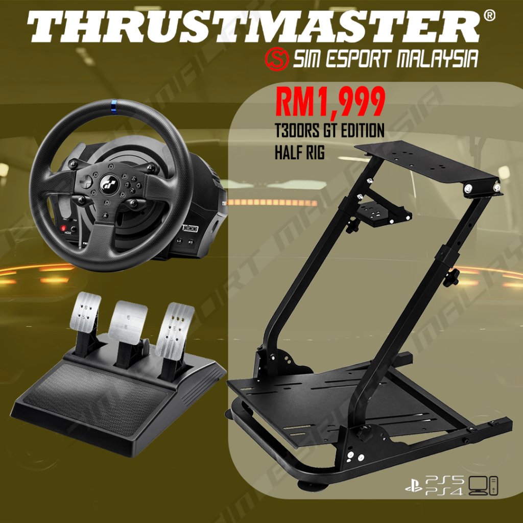 Thrustmaster T248 / T300RS GT + Sim Racing Wheel Stand Bundle | Shopee Malaysia