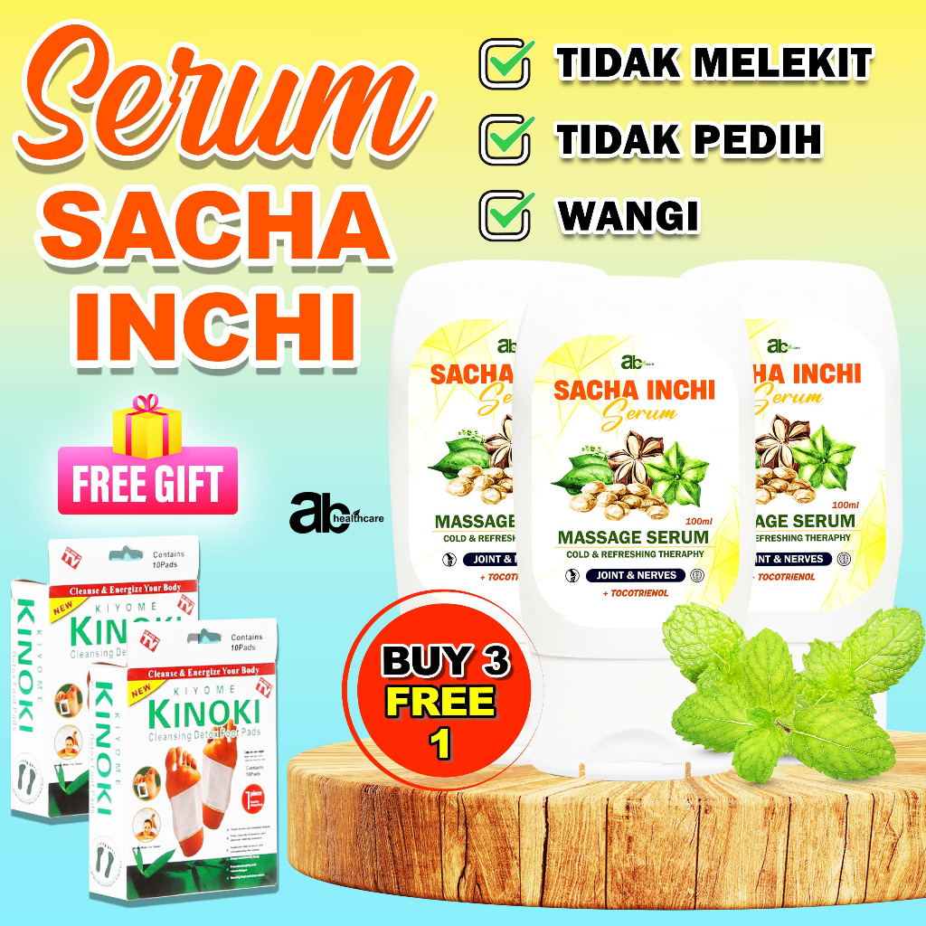 Serum Sacha Inchi Sakin Sendi Otot AB health care Sacha Inchi Oil FREE ...