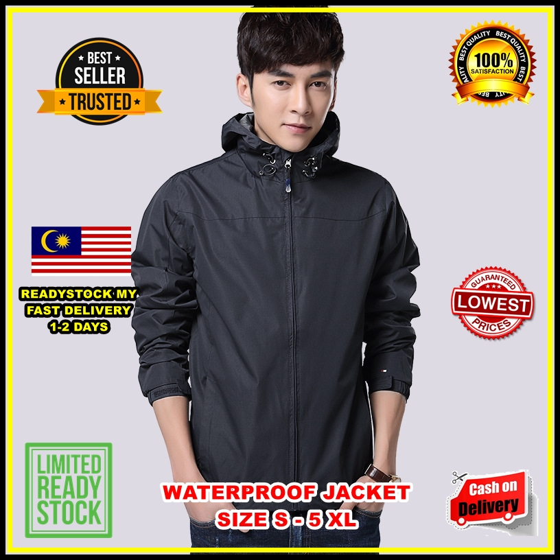 🚀FAST DELIVERY🚀 Jaket Ready Stock Kalis Air Windbreaker Waterproof Baju ...