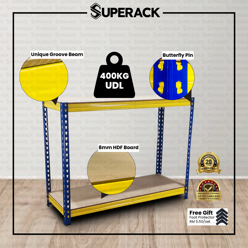 [FREE SHIPPING] SUPERACK Boltless Rack Shelf Rack Rak Besi Bertingkat ...