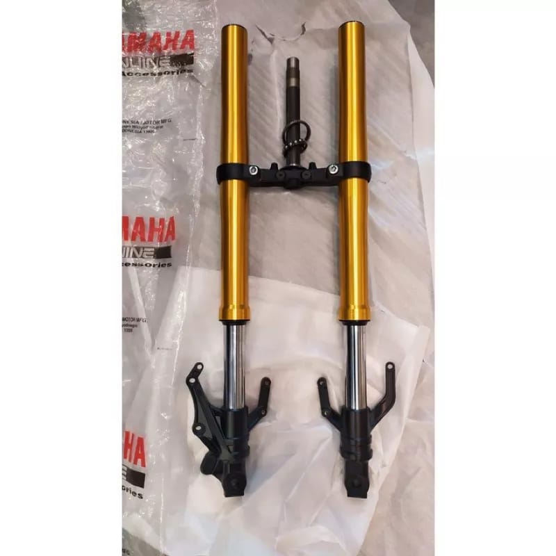 Original Yamaha R25 v2 Front Fork Set With T Bar Bracket BS7-F3100-00 ...