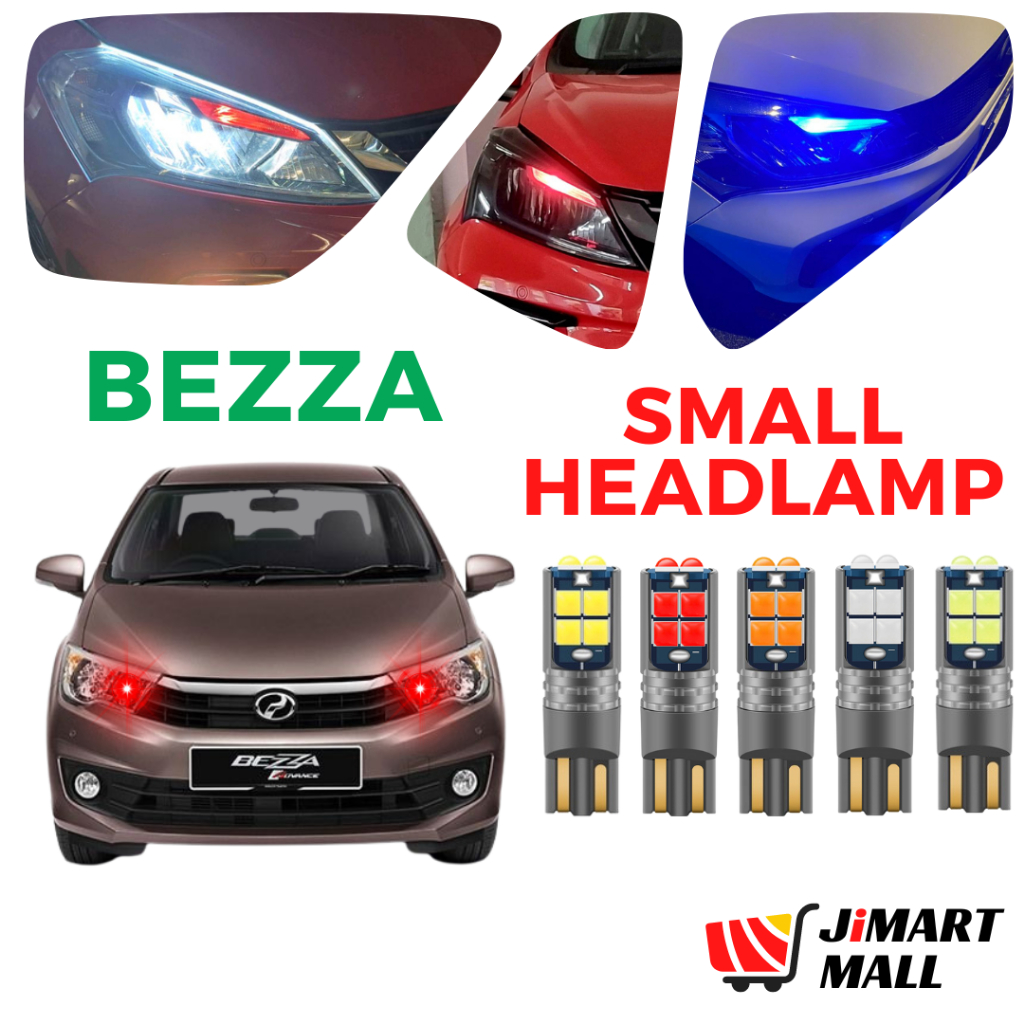 PERODUA BEZZA SMALL HEADLAMP LED BULB RGB Remote Head Lamp Light Lampu ...