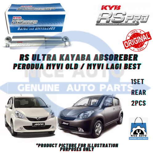 PERODUA MYVI OLD / MYVI LAGI BEST (REAR) KAYABA (KYB) RS-ULTRA HEAVY DUTY & HIGH-PERFORMANCE ...