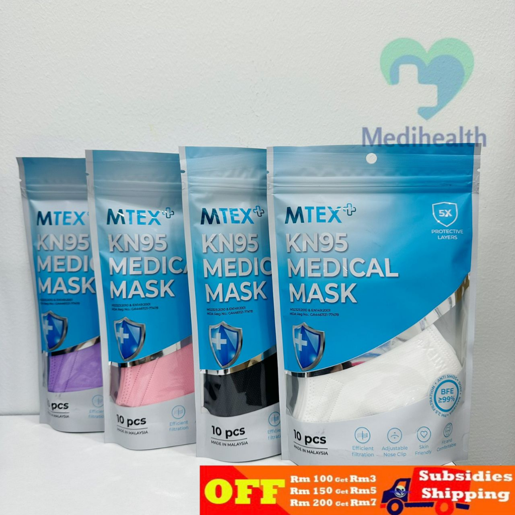 MTEX KN95 Protective Mask (10 PCS) | Shopee Malaysia