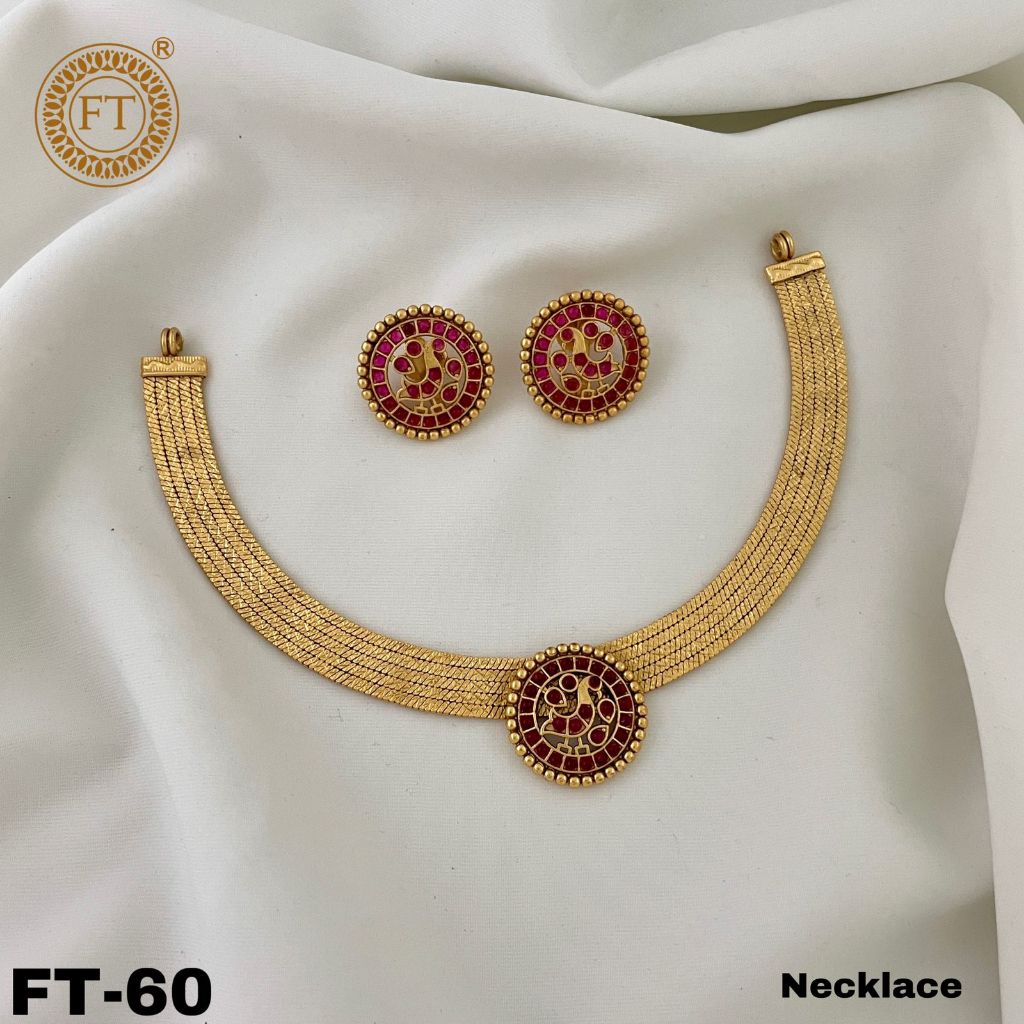 Ready stock Indian matt finish necklaces | Shopee Malaysia