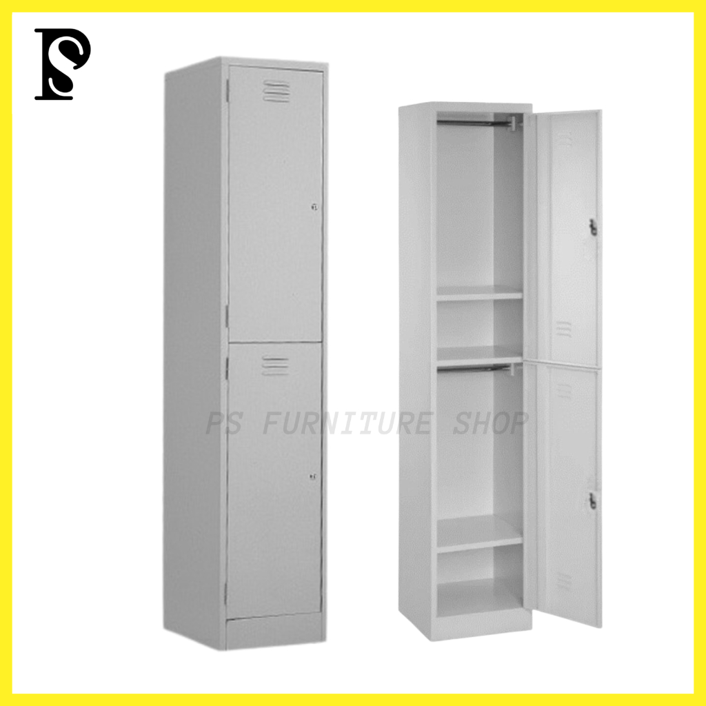 PS SHOP - Almari Besi / Metal Locker 2 compartment - ASSEMBLED ...
