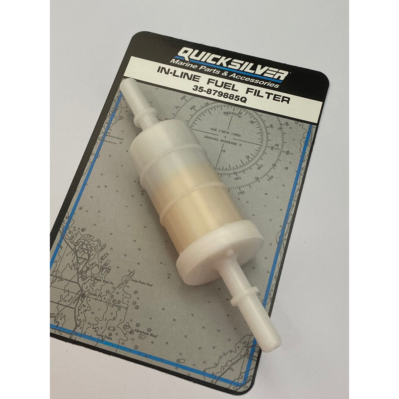 ORIGINAL IN-LINE FUEL FILTER 35-879885Q FOR MERCURY 4 STROKE OUTBOARD ...