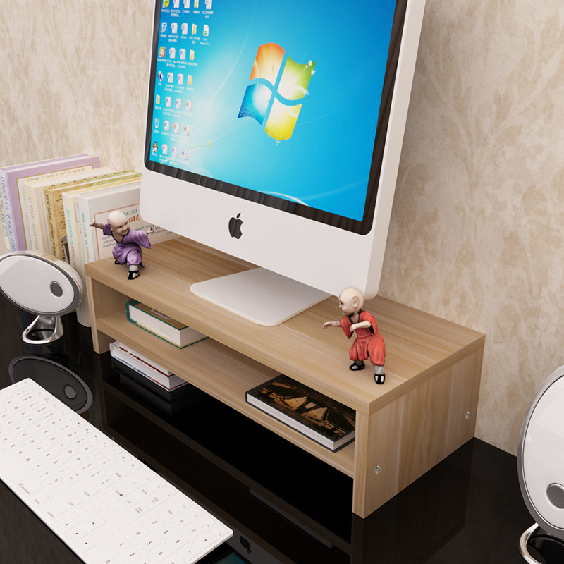 Classic Style 2 Color Wooden Monitor Holder Bracket Computer Stand ...