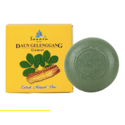 Sabun pati Gelenggang Gamat saanen 100g hilangkan panau kurap enzema ...