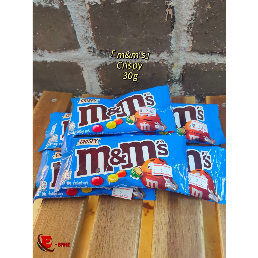 M&M'S CRISPY CHOCOLATE| 30G |HALAL | Shopee Malaysia