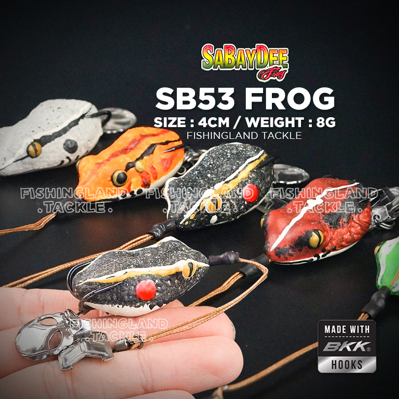 Sabaydee SB53 Soft Frog | 4cm / 8g | Gummy Umpan Tiruan Thailand Katak ...