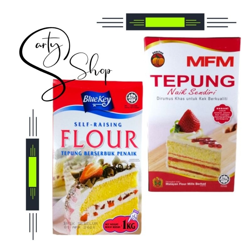 MFM Flour self raising Bluekey/ MFM tepung naik sendiri | Shopee Malaysia