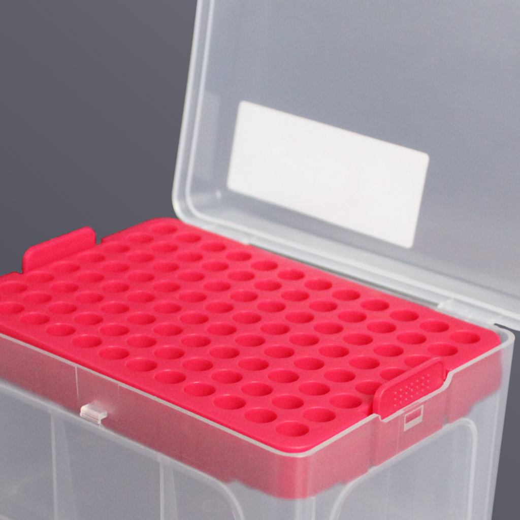 Biosharp Pipette tips box rack universal autoclavable for yellow blue ...