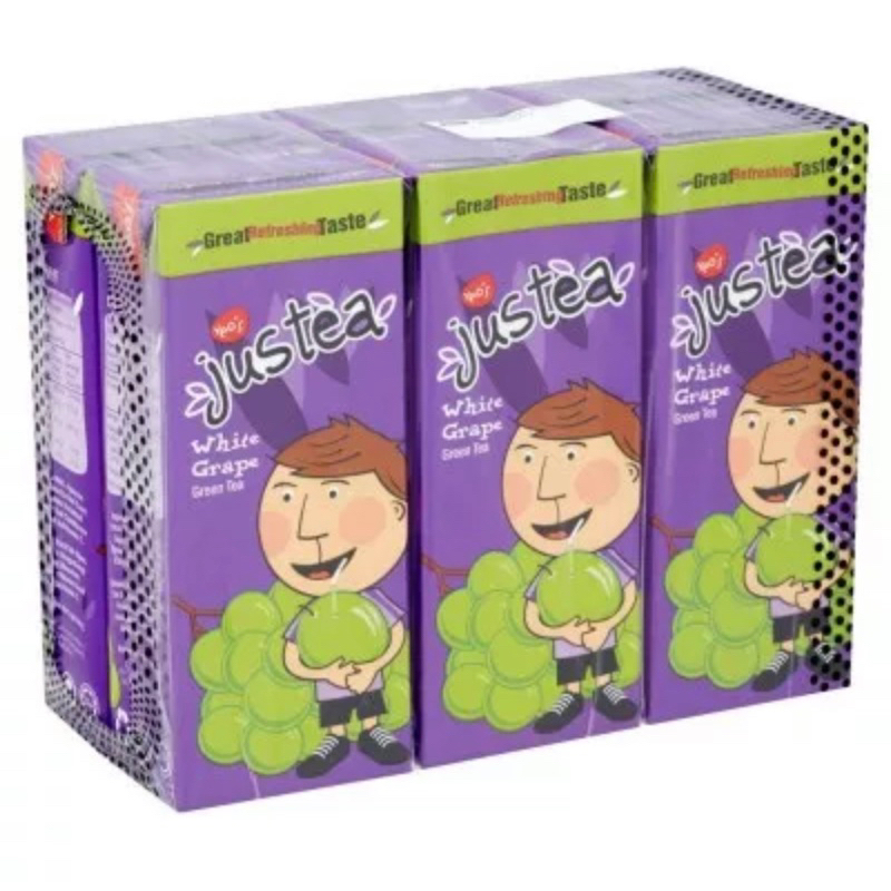 Yeo’s Justea White Grape Green Tea 250ml x 6pack | Shopee Malaysia