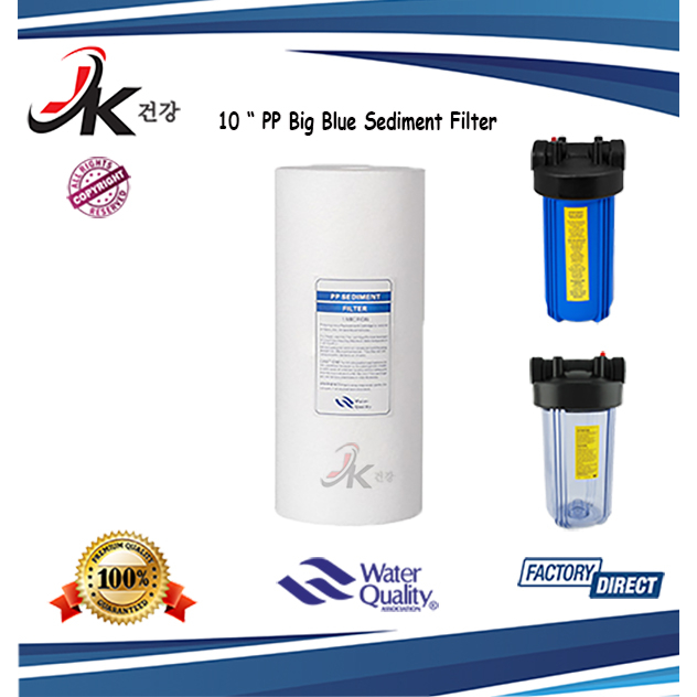 PP Big Blue Sediment Water Filter 10" Replacement Cartridge Jumbo ...