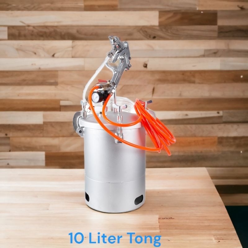 Paint Sprayer Spray Gun Tong Sprayer Paint Pressure Pot Tank Penyembur ...