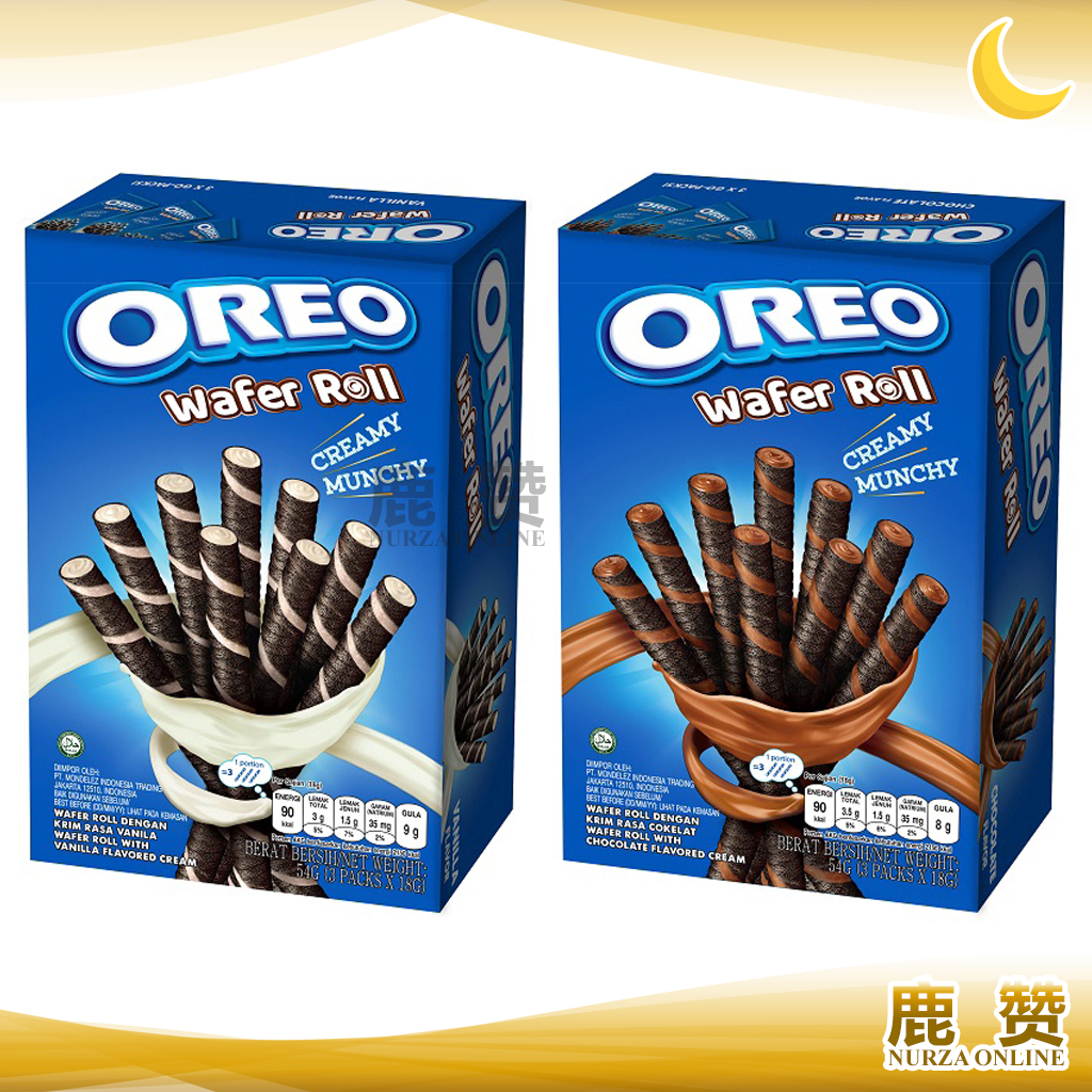 Oreo Wafer Roll Vanilla/ Chocolate Flavour 54g | Shopee Malaysia
