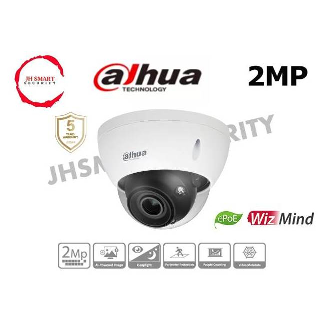 DAHUA IPC-HDBW5241E-ZE 2MP IR Vari-focal Vandal-proof Dome WizMind Network Camera | Shopee Malaysia