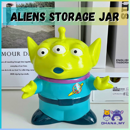 Disney Toy Story 3 Eyes Aliens High Quality Glass Ceramic Container ...