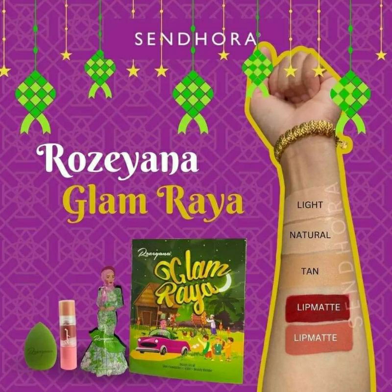 Rozeyana Glam Raya 2023 Rozyana Lipmatte Ombre | Shopee Malaysia