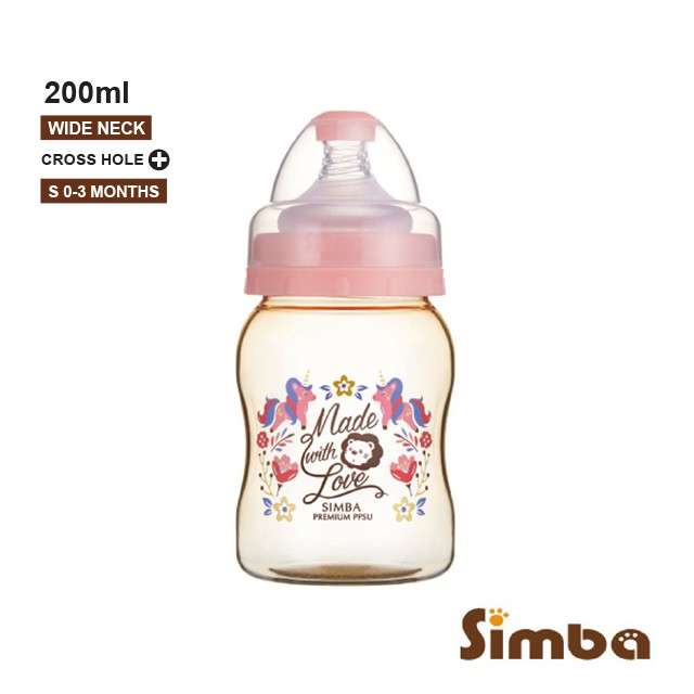 Simba Dorothy Wonderland PPSU Wide Neck Feeding Bottle (200ml) | Shopee Malaysia
