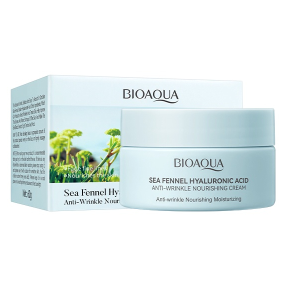 BIOAQUA Sea Fennel Hyaluronic Acid Anti-Wrinkle Nourishing Cream ...
