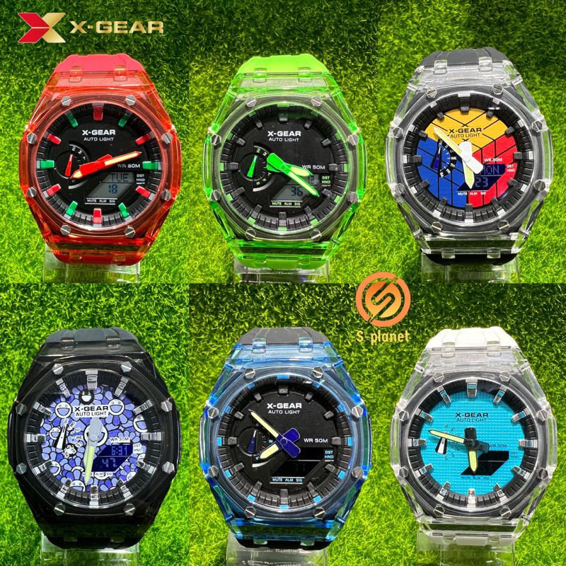 🇲🇾ReadyStock Original X-GEAR X-3968 Autolight Rubber Waterproof Analog ...