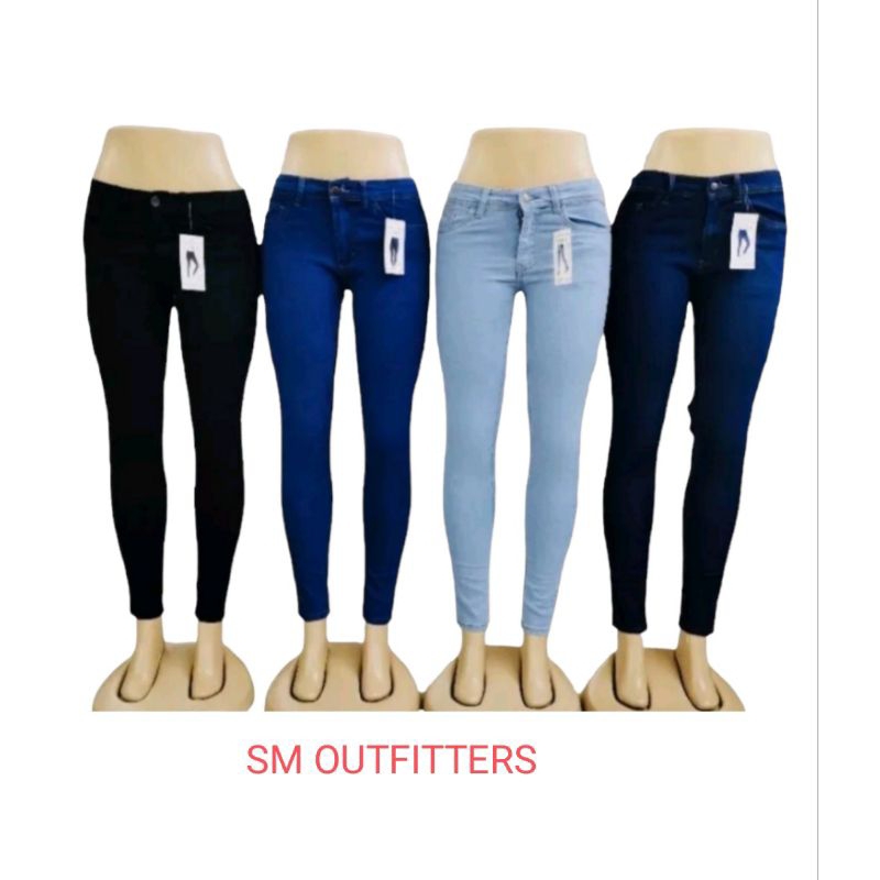 HOT ITEMS💥LEDIS SUPER SKINY PANT ️💢 💯% STITCHABLE DENIM FABRIC | Shopee ...