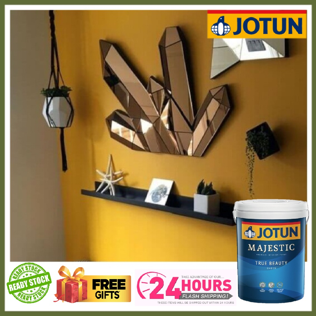 JOTUN 1L 1501 REGAL YELLOW Majestic True Beauty Sheen /Cat Dalam Kilat ...