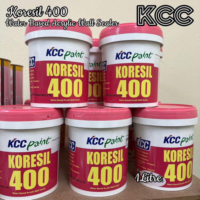 KCC 1L Koresil 400 WALL SEALER | Cat Undercoat Dinding Rumah | Interior & Exterior Wall | Shopee ...
