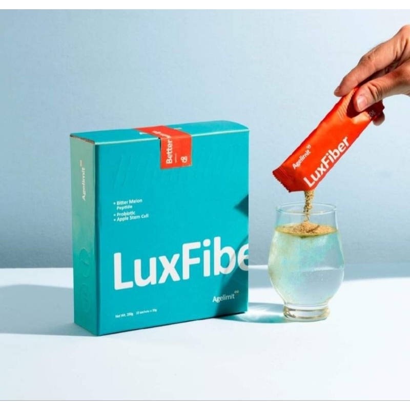 Luxfiber Luxcurve Minuman Fiber Organik 100% Pure Natural Organic Detox ...