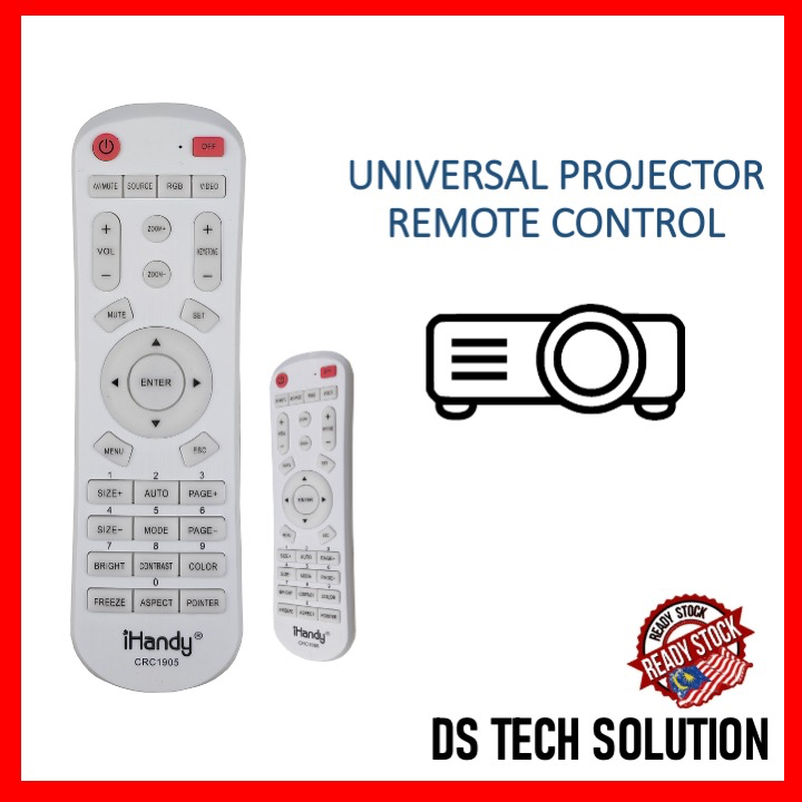 Universal Projector Remote Control For All Brands [M'SIA STOCK] CRC-1905 | Shopee Malaysia