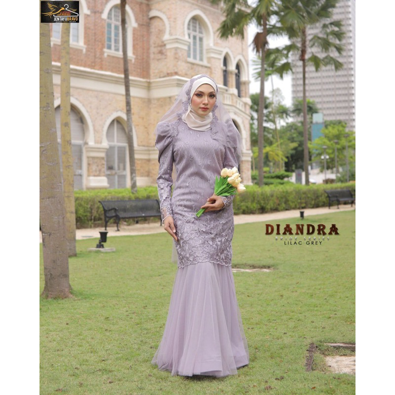 DIANDRA BRIDE SERIES- Lilac Grey | Shopee Malaysia