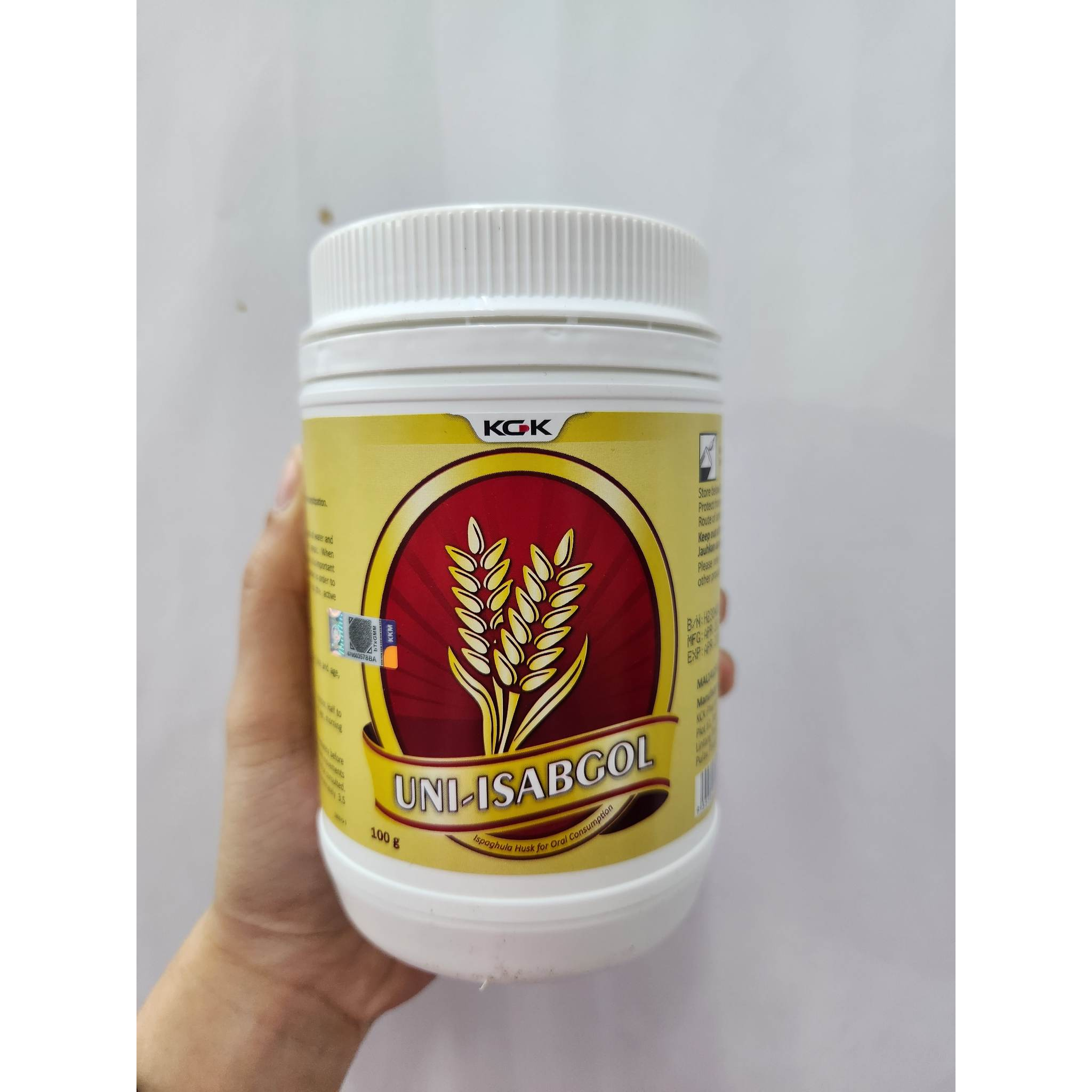 UNI-ISABGOL (Ispaghula Husk Oral Powder) 100g | Shopee Malaysia