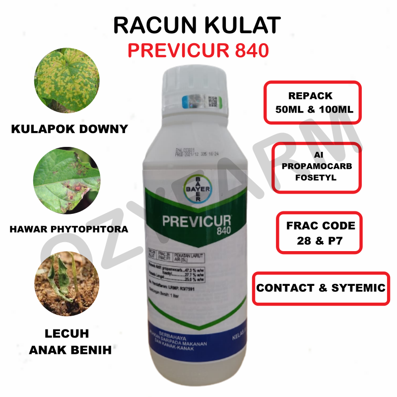 Racun kulat Original Bayer Previcur 840 Repack | Shopee Malaysia
