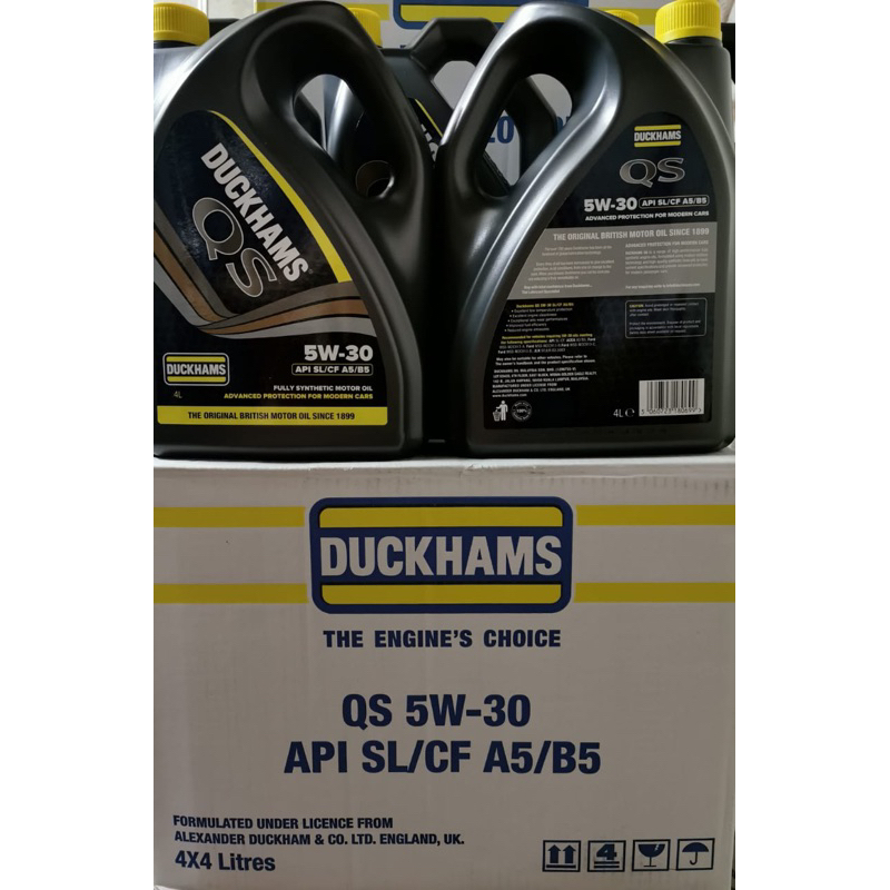 WH(KL) 100% ORIGINAL DUCKHAMS QS FULLY SYNTHETIC ENGINE OIL 5W-30, SL ...