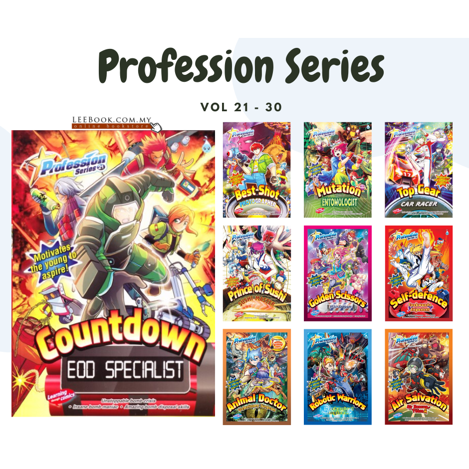 LEEBOOK |（BI）Buku Cerita Siri Profesion - Profession Series (Vol 21-30) | Shopee Malaysia