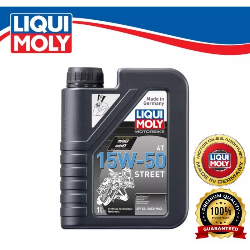 LIQUI MOLY MINYAK HITAM 4T 15W-50 ENGINE OIL RACING LIQUI MOLY | Shopee ...