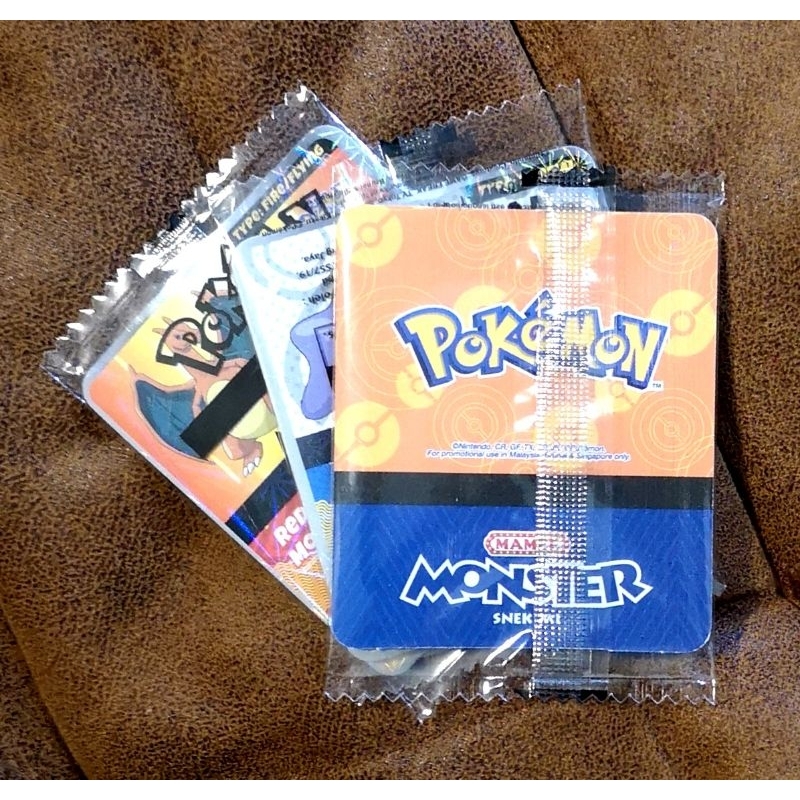 Mamee Monster Pokemon Sticker (Sealed) | Shopee Malaysia
