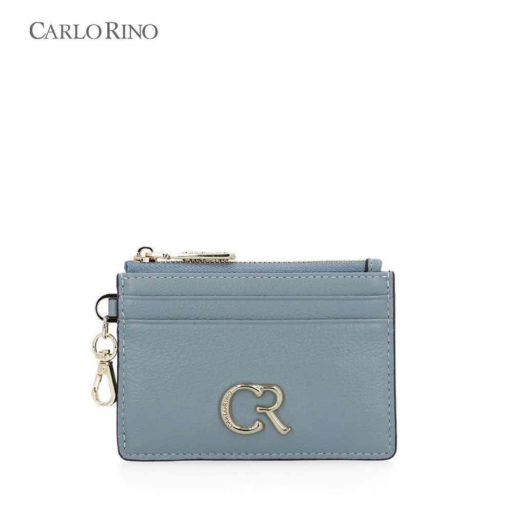 Carlo Rino Light Blue Therapeutic Leather Card Case | Shopee Malaysia