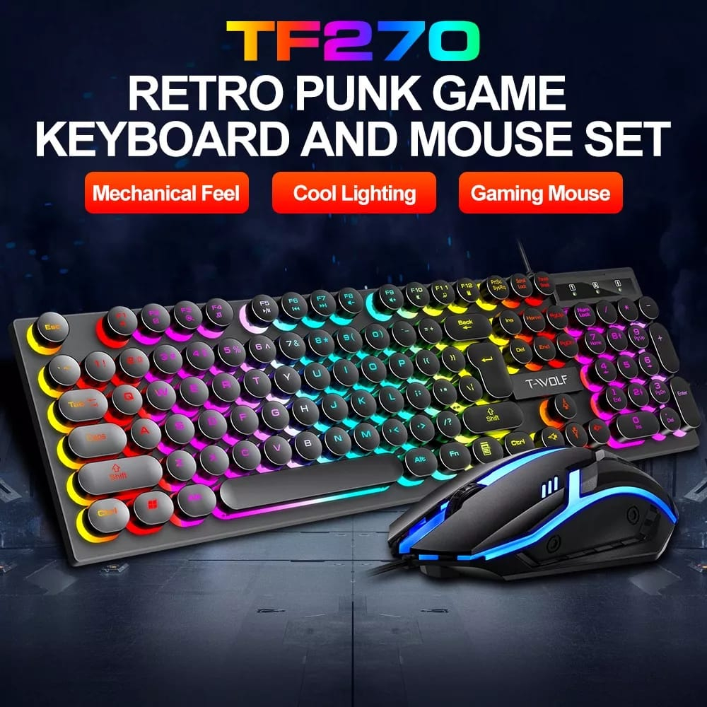 T-Wolf LED Gaming Keyboard TF200/T20/TF230/TF270 | Shopee Malaysia