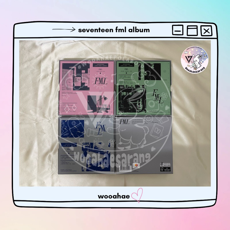🔥〔𝐑𝐄𝐀𝐃𝐘𝐒𝐓𝐎𝐂𝐊〕🔥 SEVENTEEN SVT “FML” Sealed/Unsealed Album | Shopee Malaysia