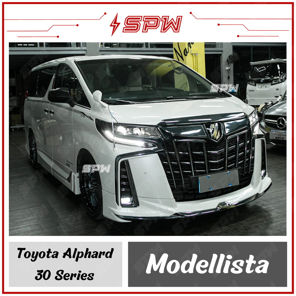 Toyota Alphard AGH30 ANH30 Modellista Grill Grille 30 Series LED ...