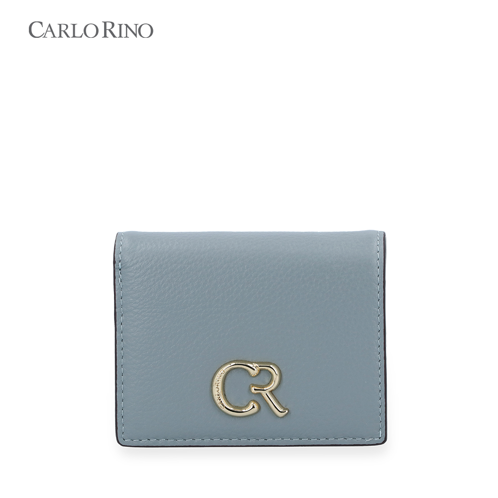 Carlo Rino Light Blue Therapeutic Leather Bi-fold Wallet | Shopee Malaysia