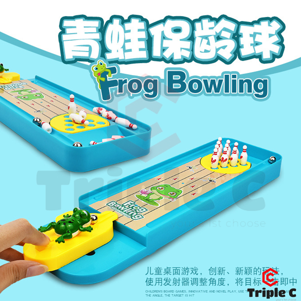 [Triple C] Mini Frog Bowling Kids Toy | Shopee Malaysia