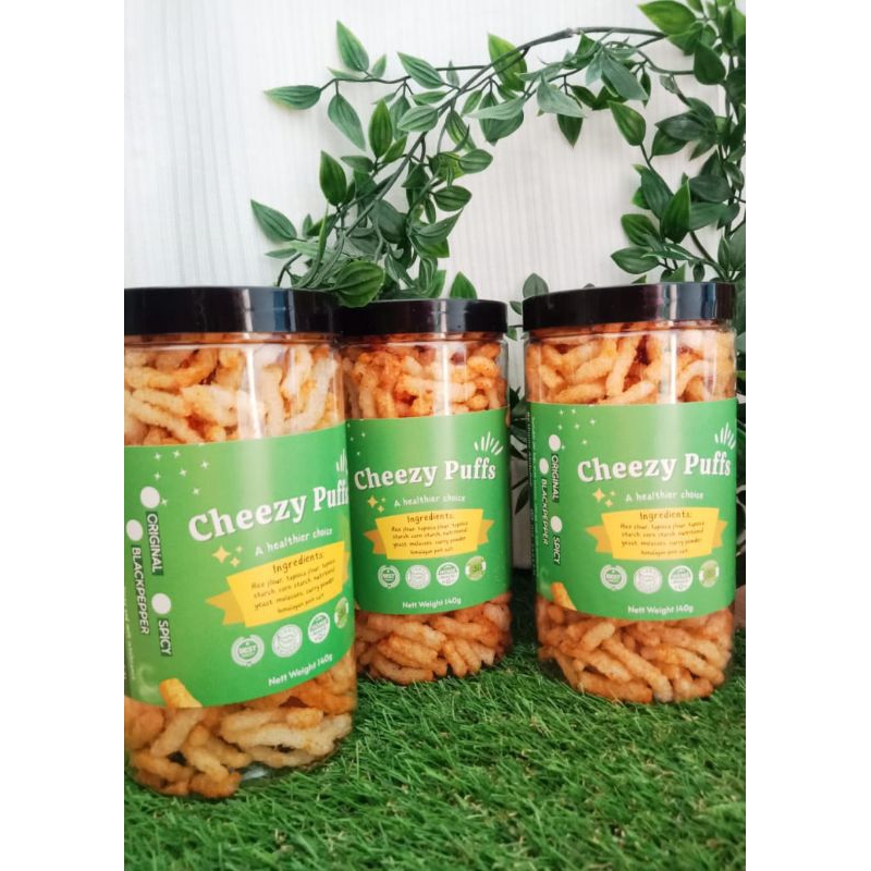 Cheezy puff/140g kerepek raya/keropok cheese | Shopee Malaysia