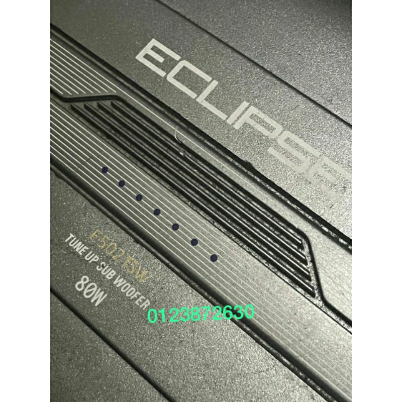 ECLIPSE SUB WOOFER 80w original japan | Shopee Malaysia