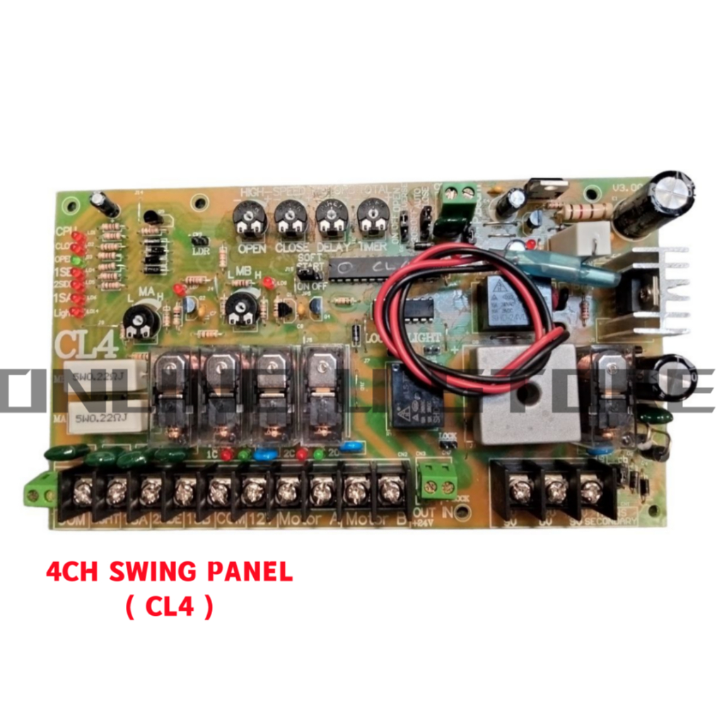 CL4 SWING PANEL (4CH CONTROL PANEL ) For Swing motor / AUTOGATE SYSTEM ...